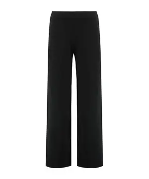 P.a.r.o.s.h Casual Trousers With An Elastic Waistband - Black