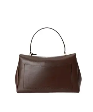 Ralph Lauren Logo-plaque Leather Tote Bag