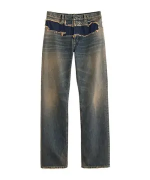 MAISON MARGIELA Distressed Denim Jeans - Blue