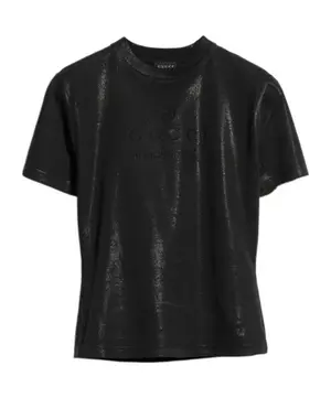 Gucci Technical Cotton Jersey T-shirt With Print - Black