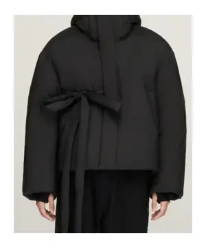 Y3 Belted Hooded Down Jacket