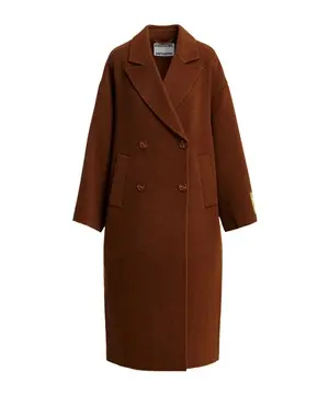 Essentiel Antwerp Logo-patch Single Breasted Coat