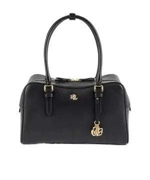 Ralph Lauren Marcy Zipped Shoulder Bag - Black