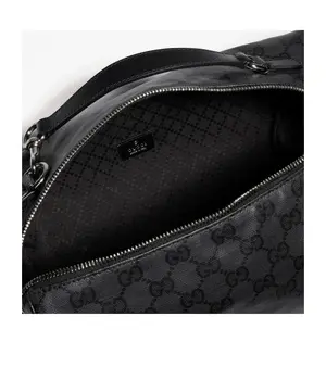 Gucci Small Crossbody Bag With Web - Black