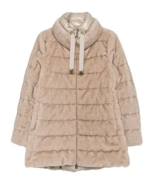 Herno Long-sleeved Down Jacket - Beige