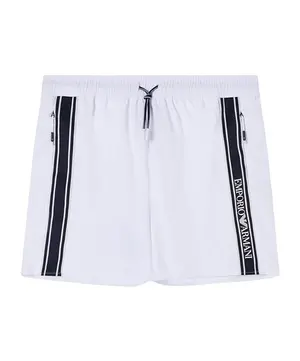 Emporio Armani Elastic-waist Swim Trunks - No