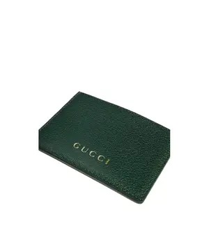 Gucci Card Case With Lettering