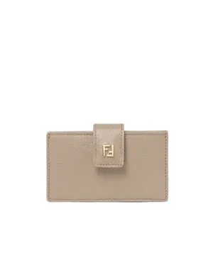 Fendi Ff Card Case - Grey