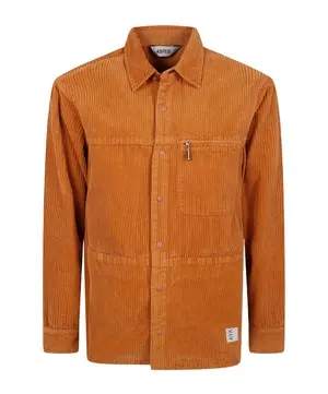 Aspesi Long-sleeved Corduroy Shirt - No