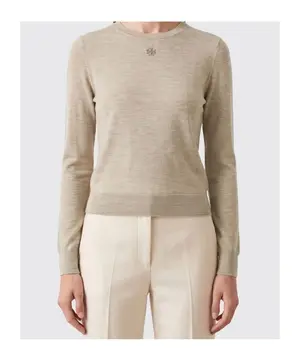 Tory Burch Logo Crewneck Sweater