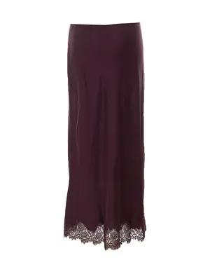 Rixo Lace-trimmed Skirt