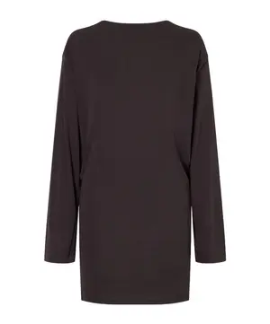 Jacquemus La Mistral Open-back Draped Mini Dress - Brown