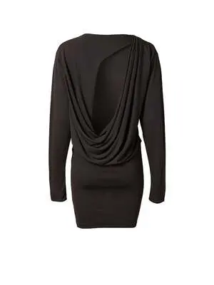 Jacquemus La Mistral Open-back Draped Mini Dress