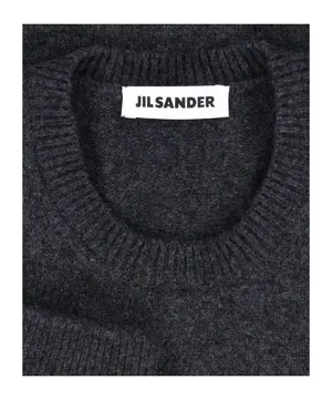 JIL SANDER Ribbed Crewneck Knitted Sweater