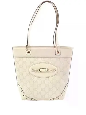 Gucci 2000-2015 Mini Guccissima Punch Tote Bag - White
