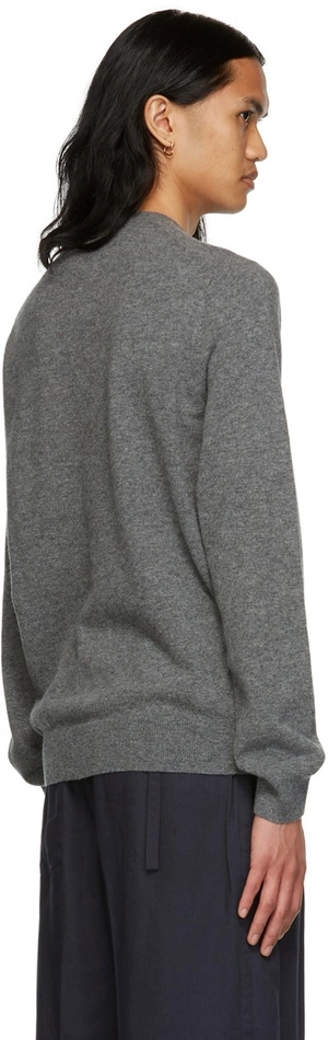 Comme Des Garçons Round-collar And Long-sleeved Knitted Pullover