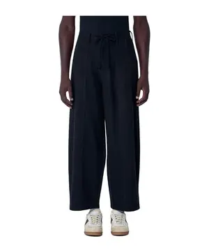 STORY MFG. Drawstring Straight-leg Pants - Black