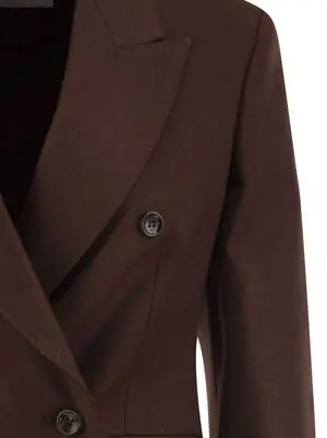 Max Mara Mxsangizia Double-breasted Pure Virgin Wool Blazer - Multicolor