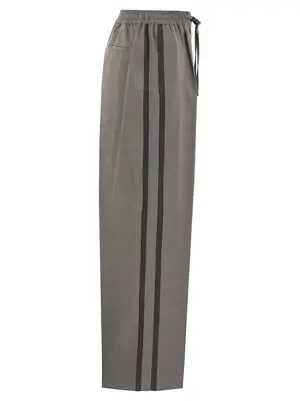 Sportmax Spxaceri Pure Virgin Wool Drawstring Trousers