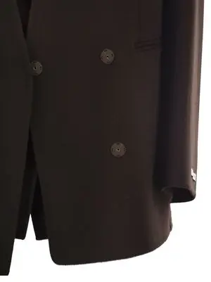 Sportmax Spsmanna Double-faced Virgin Wool Double-breasted Jacket