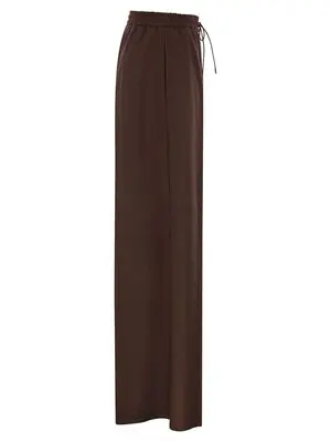Max Mara Mxsslalom Virgin Wool Drawstring Trousers - Multicolor