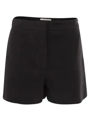 Sportmax Good Double Shorts - Black