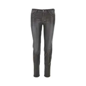 7 For All Mankind Coated Denim Y2k Skinny Pants