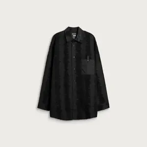 Y3 Deco Stitch Long Sleeve Shirt - Black