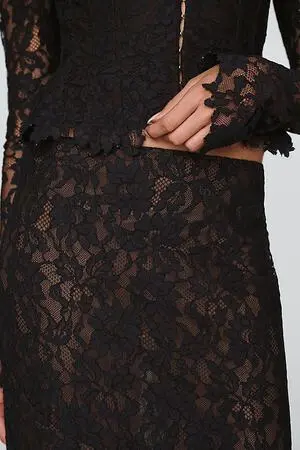 DE LA VALI Faela Midi Skirt