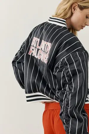 THE WILD COLLECTIVE Nfl Pstripe Varsity Jacket