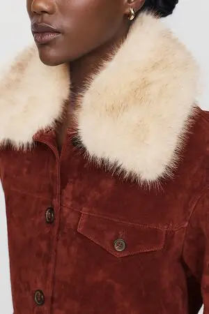Blanknyc Midnight Drift Suede Jacket