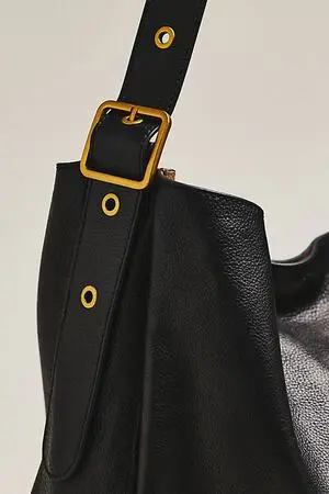 Anthropologie Hatton Leather Large Shoulder Bag