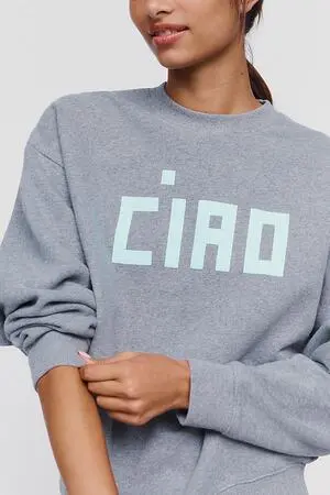Clare V. 100% Cotton Ciao Sweatshirt
