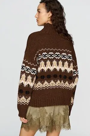 MARE MARE Wool Blend Fair Isle Sweater