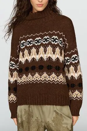 MARE MARE Wool Blend Fair Isle Sweater