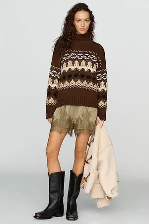 MARE MARE Wool Blend Fair Isle Sweater