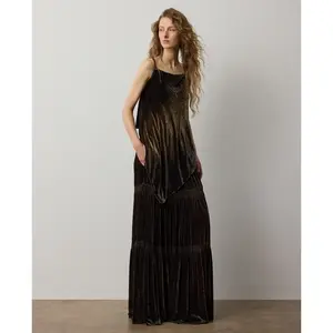 Ralph Lauren Idina Velvet Top