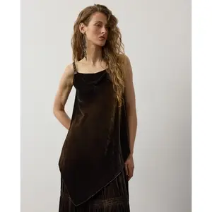 Ralph Lauren Idina Velvet Top