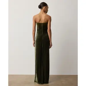 Ralph Lauren Farley Velvet Evening Dress