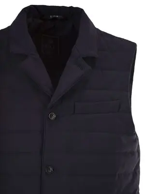 FAY Quilted Stretch Nylon Waistcoat