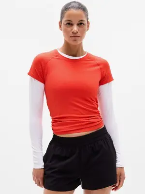 Athleta Momentum Flex Tee - Ember