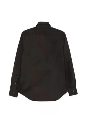 Corneliani Spread-collar Button-down Shirt - Brown