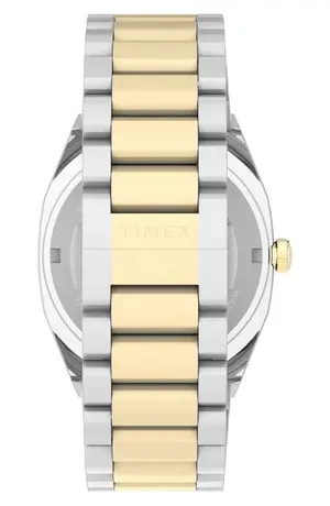 Timex® E Line Automatic Bracelet Watch - Silver/blue