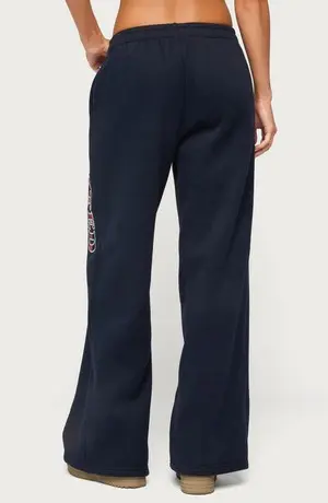 EDIKTED Uk Graphic Wide Leg Sweatpants