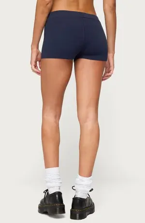 EDIKTED Lorie Ribbed Knit Shorts