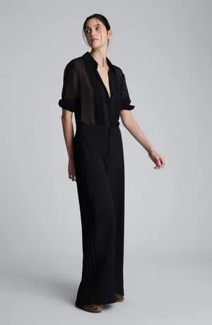 KENNETH COLE COLLECTION Pleated Point Collar Shirt