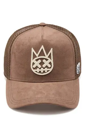 CULT OF INDIVIDUALITY Logo Mesh Back Trucker Baseball Cap - Pinecone