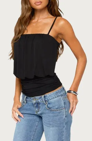 EDIKTED Vali Built-in Bra Backless Top