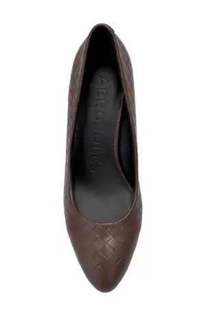 Aerosoles Betsy Faux Leather Pump - Java