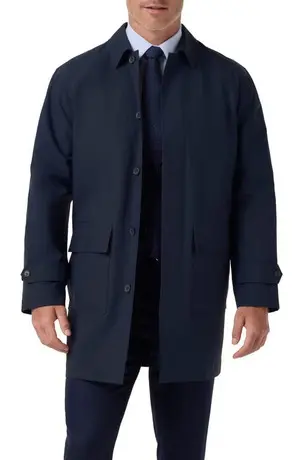Mizzen+main Ford Water Resistant Topcoat - Navy